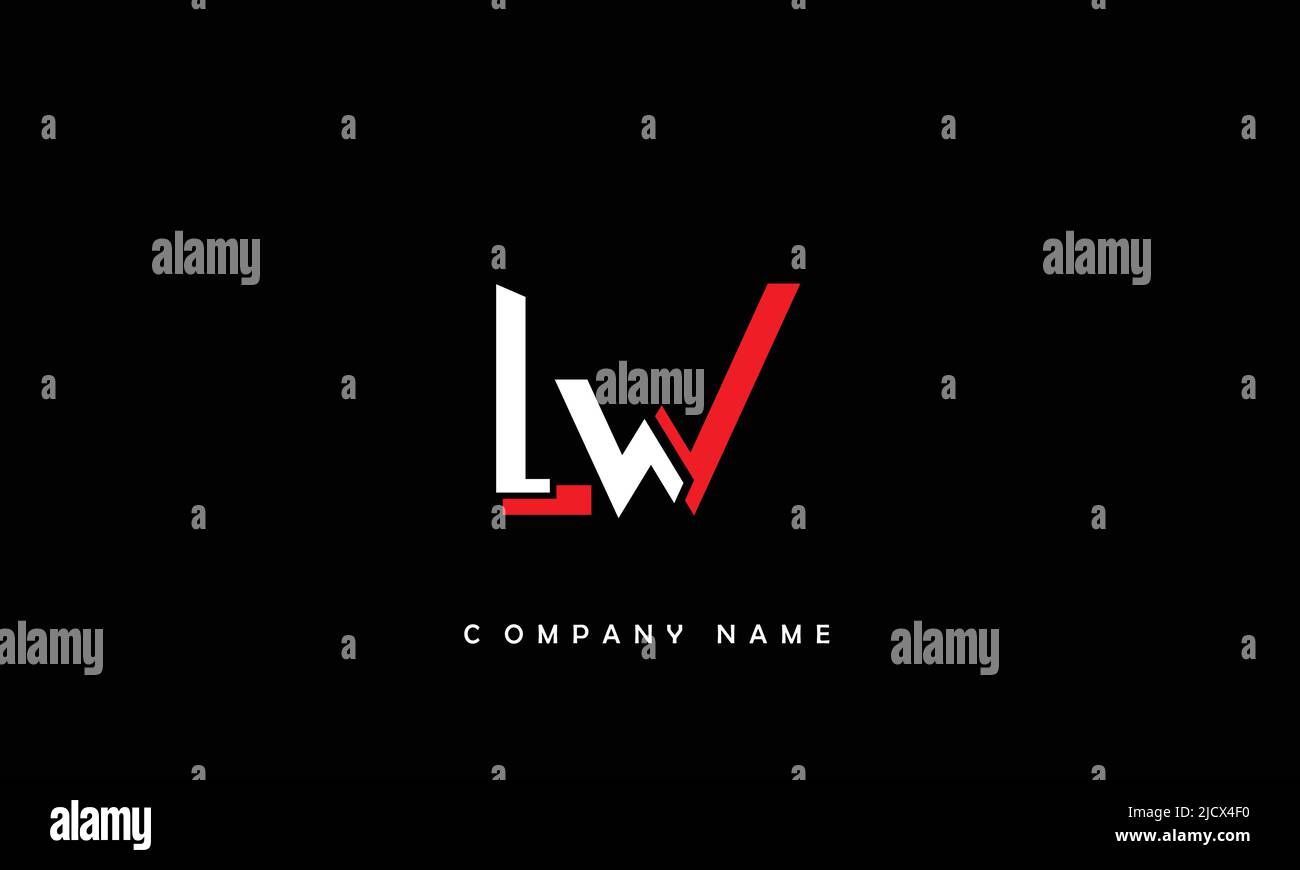 LW, WL Abstract Letters Logo Monogram Stock Vector Image & Art - Alamy