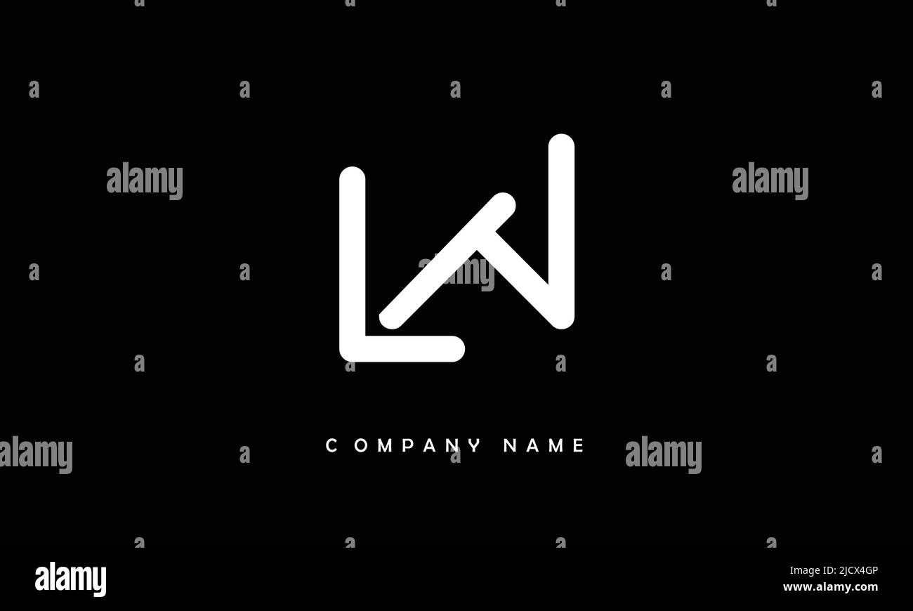 LW, WL Abstract Letters Logo Monogram Stock Vector Image & Art - Alamy