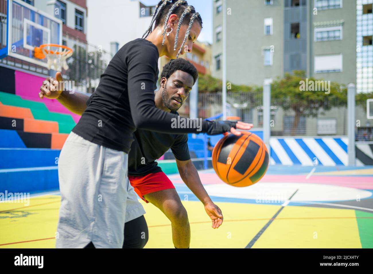 Basketball man training on hi-res stock photography and images - Alamy