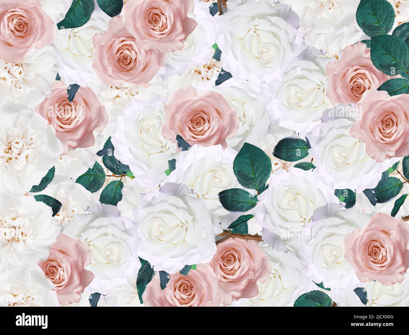 Summer flower background. Best for wedding design. Feminine pattern ...