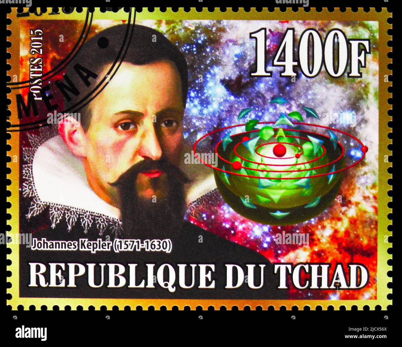 MOSCOW, RUSSIA - JUNE 12, 2022: Postage stamp printed in Chad shows ...