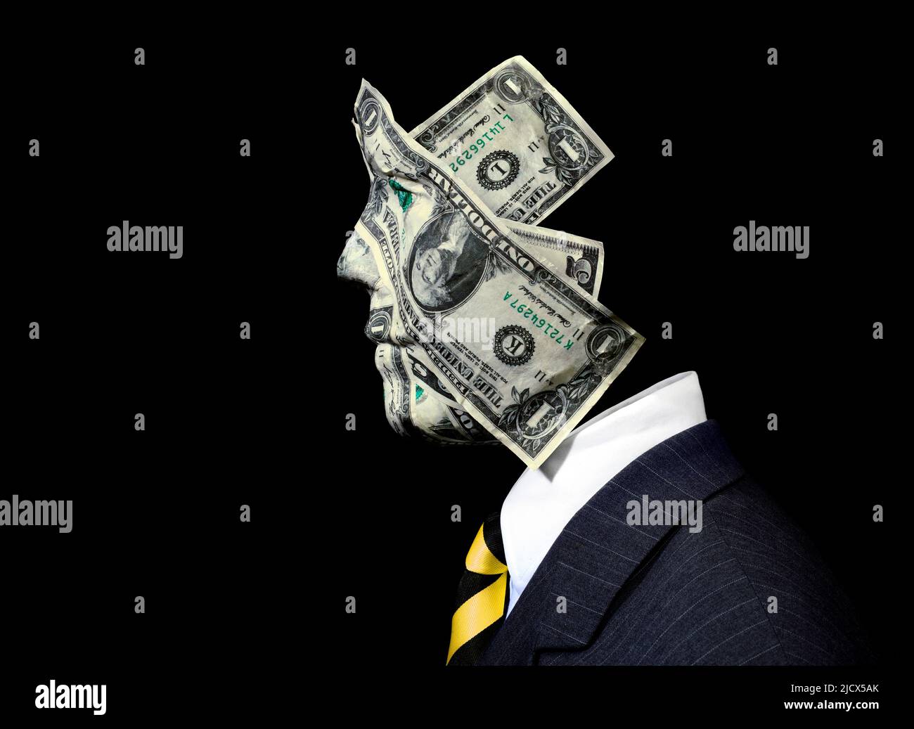 Man Made of Money Stock Photo - Alamy