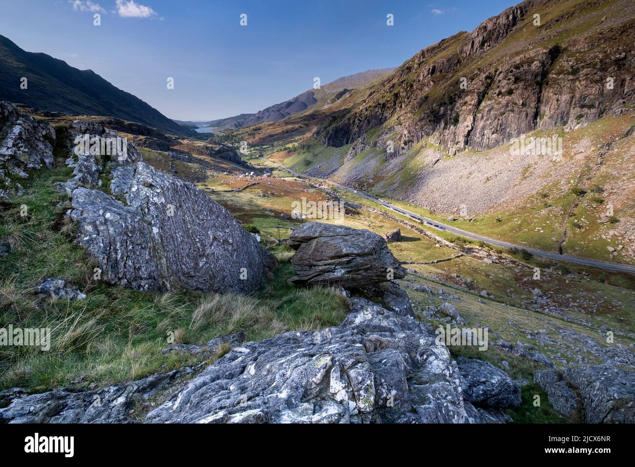 The Llanberis Pass, Snowdonia National Park, North Wales, United ...