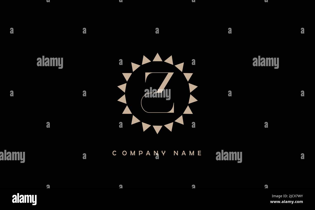 Z monogram logo hi-res stock photography and images - Alamy