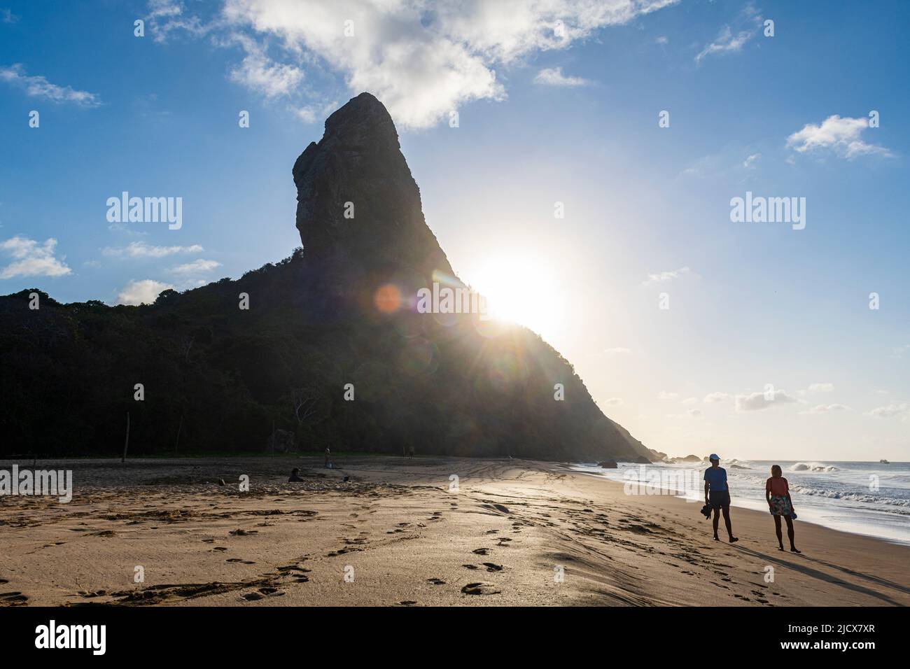 Backlight of Morro do Pico, Fernando de Noronha, UNESCO World Heritage ...