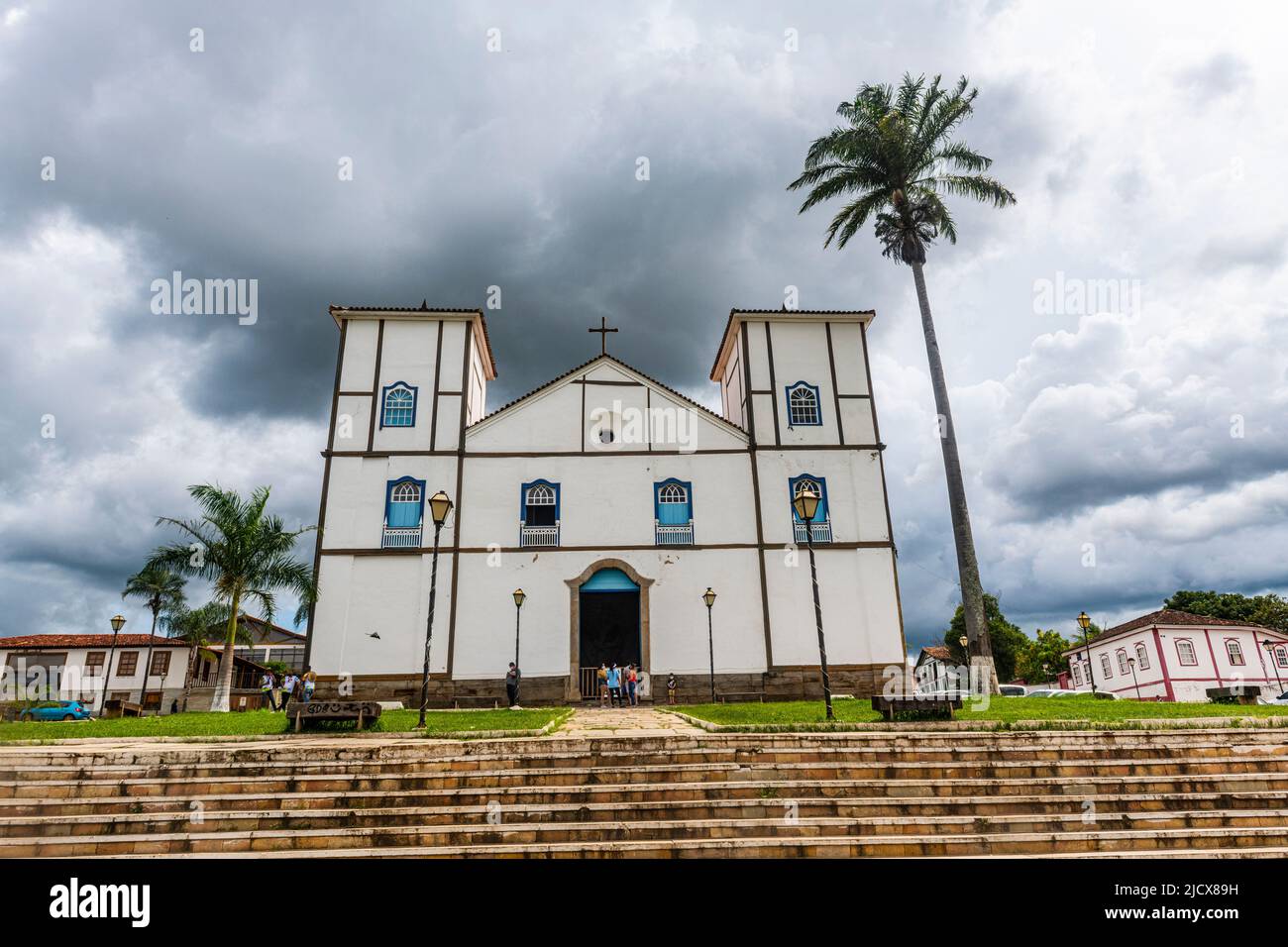 Igreja de Nosso Senhor do Bonfim, Pirenopolis, Goias, Brazil, South ...