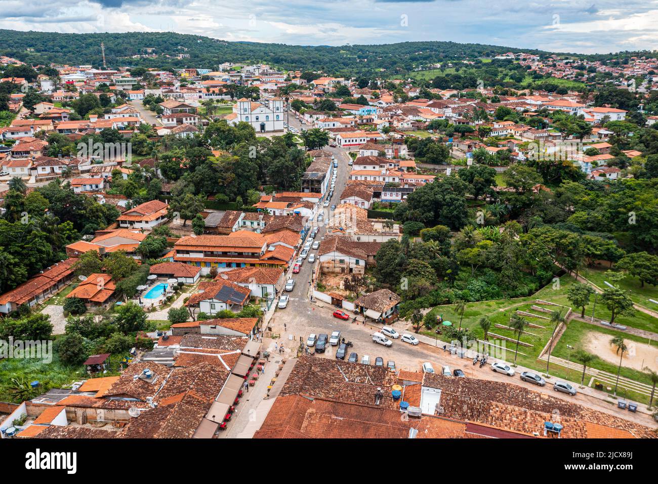 Aerial of Pirenopolis, Goias, Brazil, South America Stock Photo - Alamy