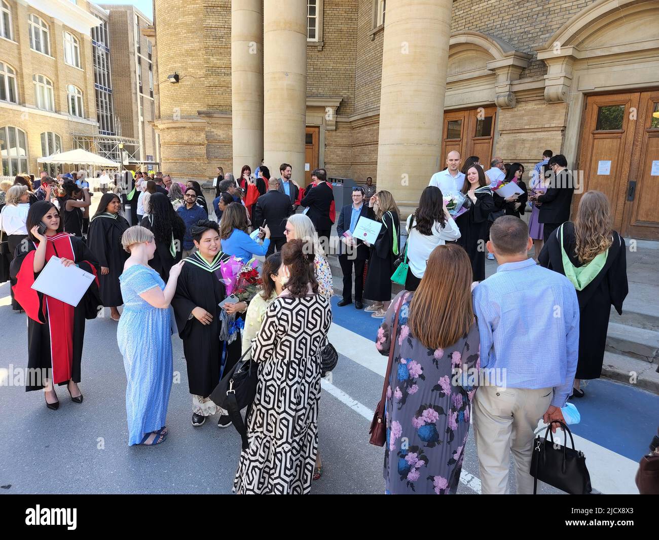 University of Toronto Convocation Hall Graduation, Toronto Stock Photo ...