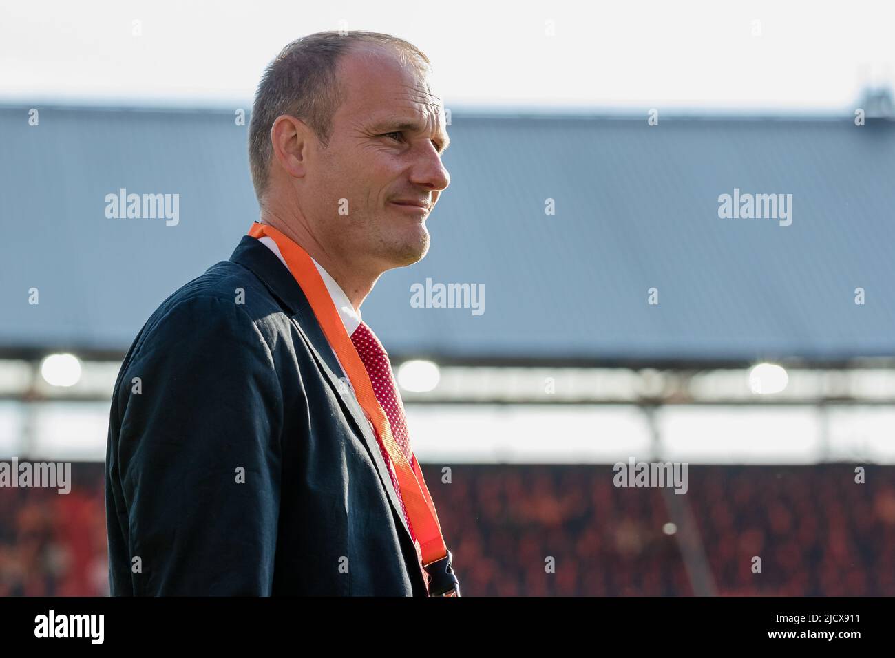 ROTTERDAM, NETHERLANDS - 14 JUNE 2022: David Adams prior to the League ...