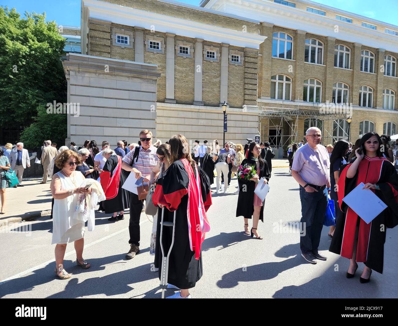 University of Toronto Convocation Hall Graduation, Toronto Stock Photo ...