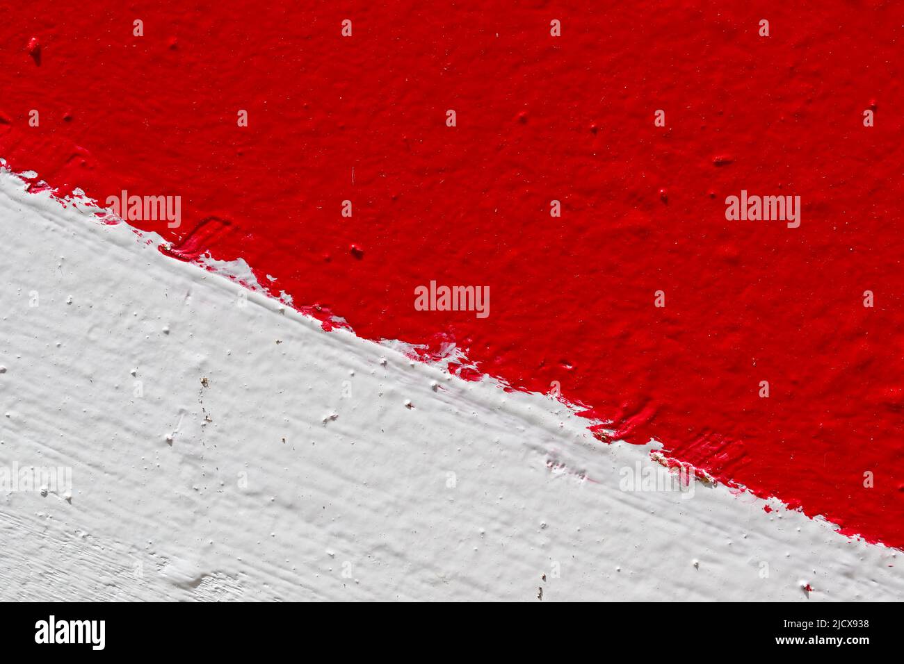 Red and white wall with paint Stock Photo - Alamy