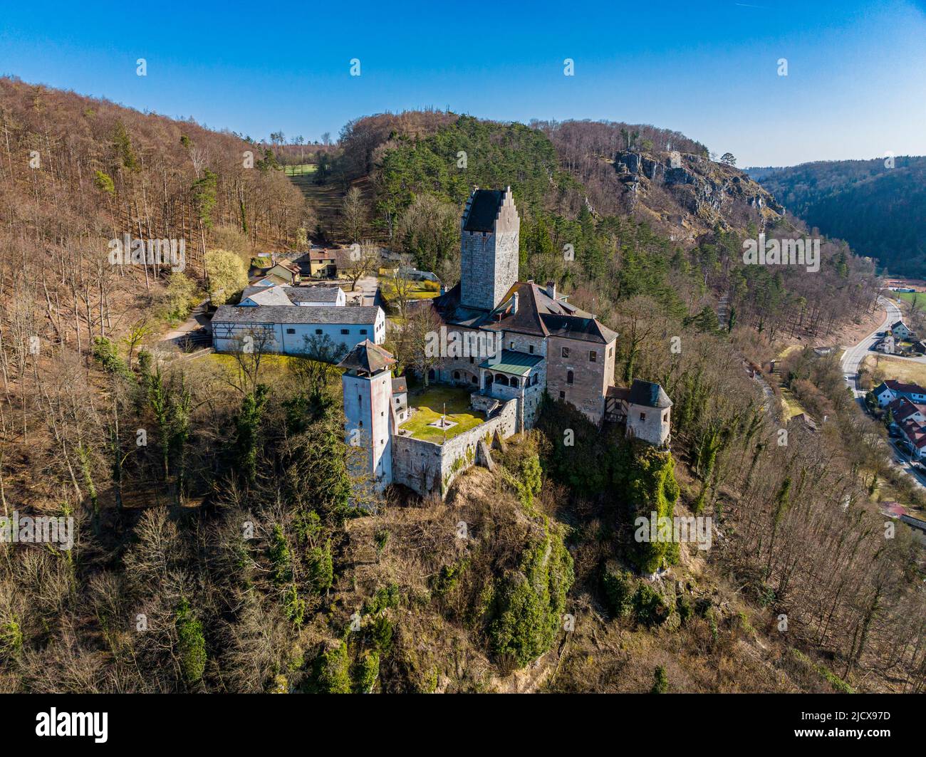 Kipfenberg Castle, Kipfenberg, Altmuehltal, Bavaria, Germany, Europe ...