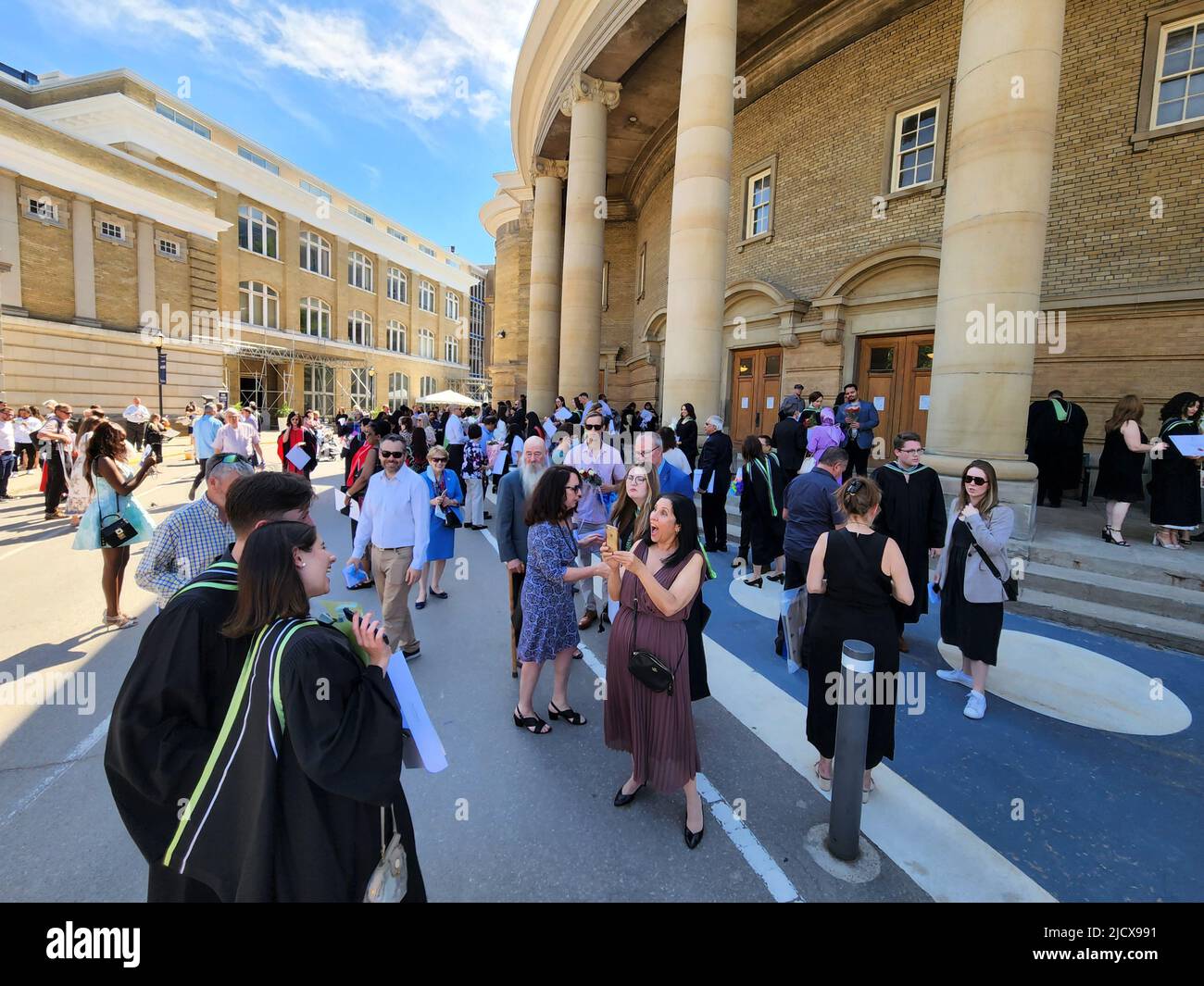 University of Toronto Convocation Hall Graduation, Toronto Stock Photo ...