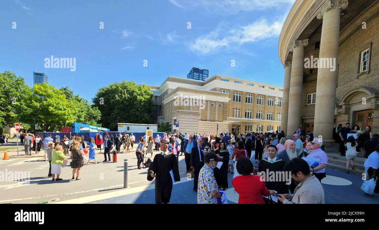 University of Toronto Convocation Hall Graduation, Toronto Stock Photo ...