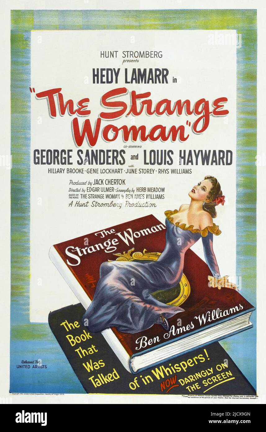 HEDY LAMARR in THE STRANGE WOMAN (1946), directed by EDGAR ULMER ...
