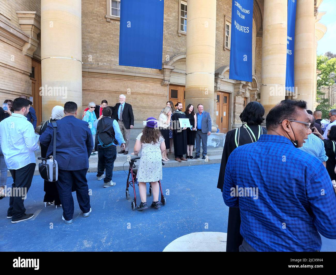 University of Toronto Convocation Hall Graduation, Toronto Stock Photo ...