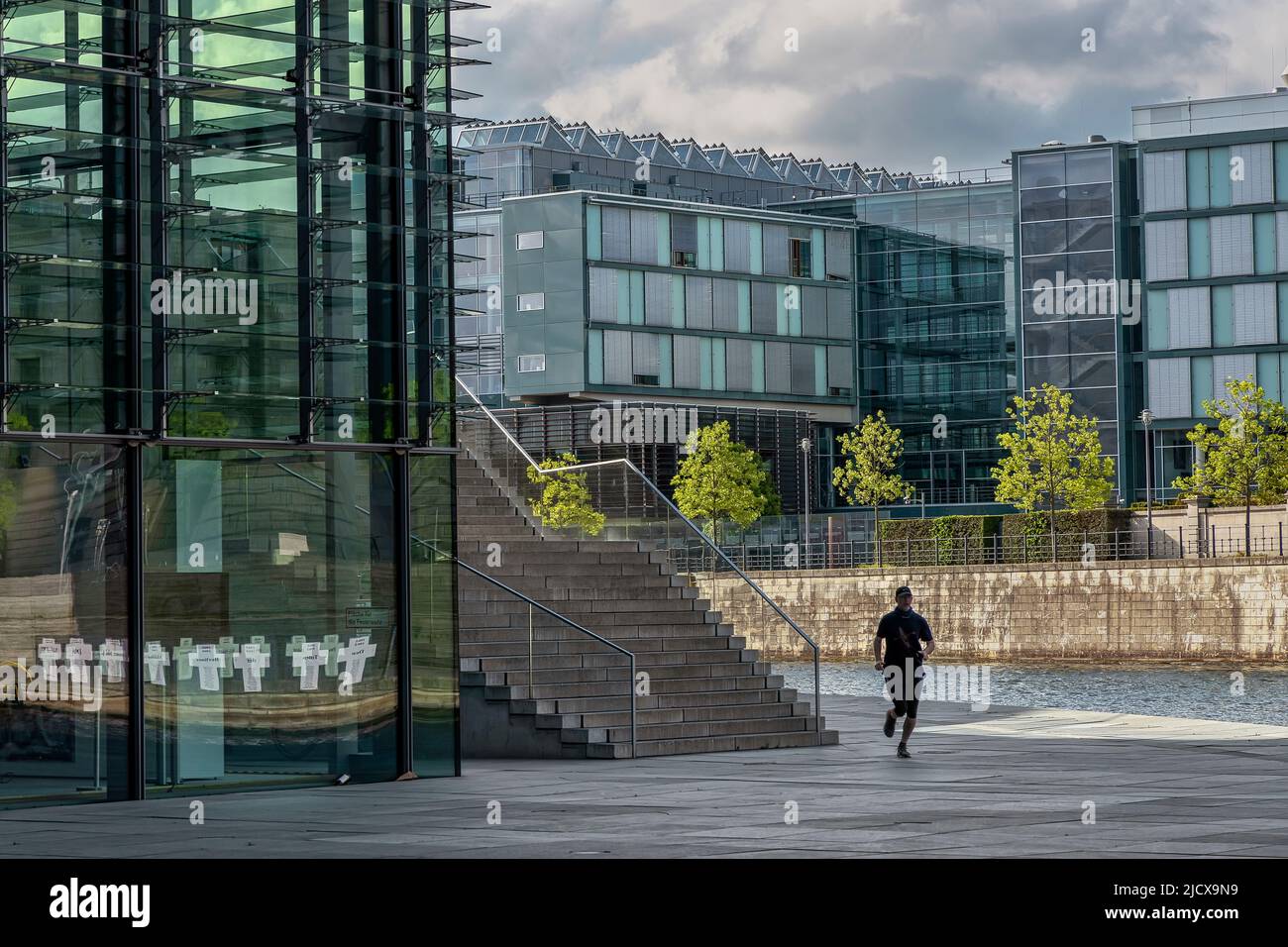 Berlin, Germany - May 22nd, 2022: View to the streets of Berlin on the ...