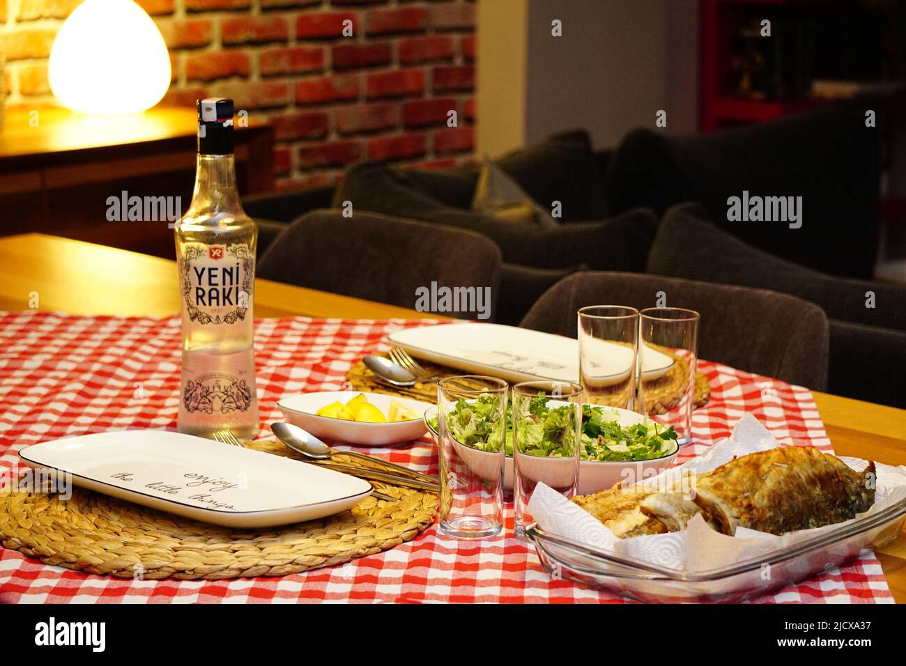 Raki table hi-res stock photography and images - Alamy