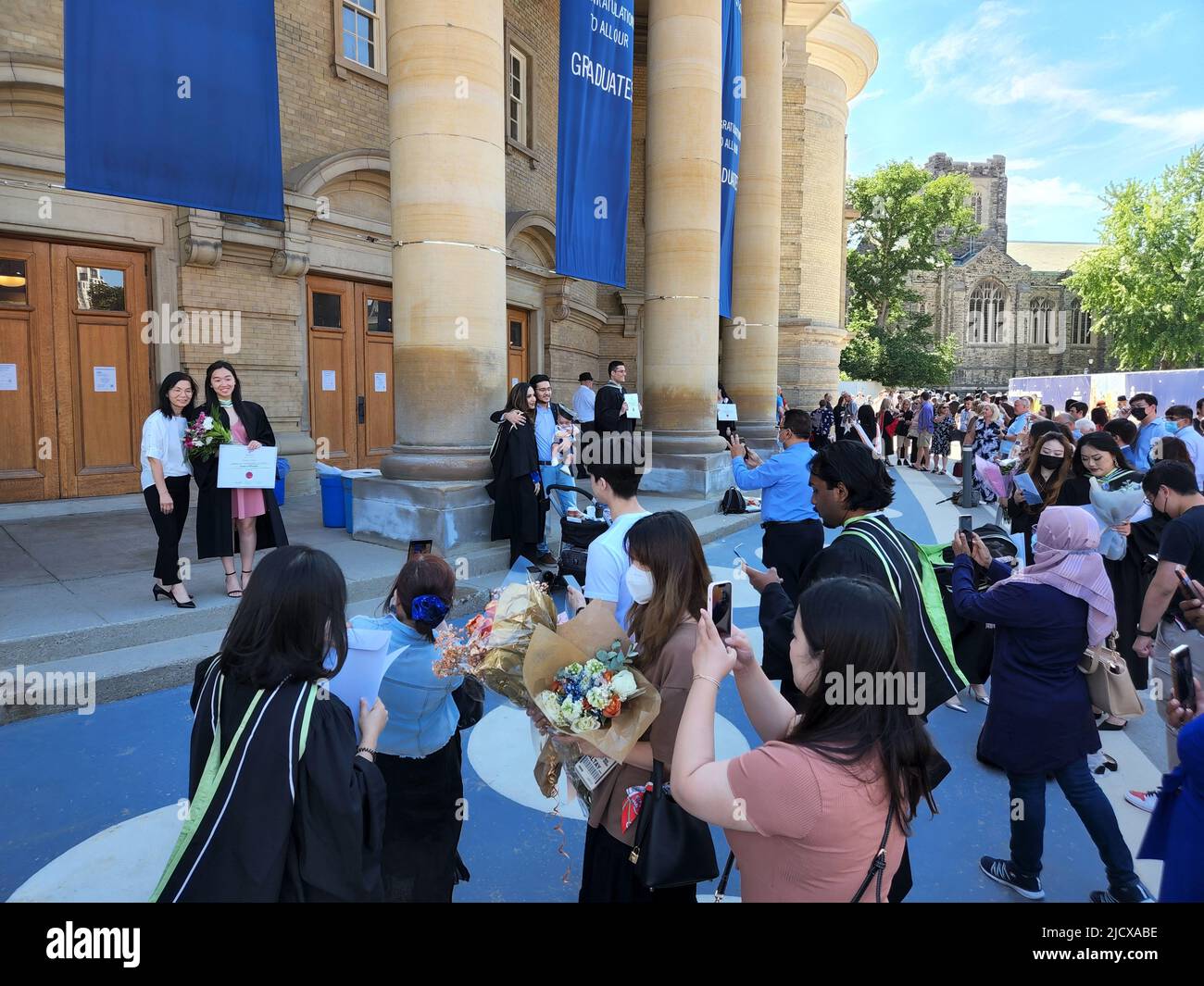 University of Toronto Convocation Hall Graduation, Toronto Stock Photo ...