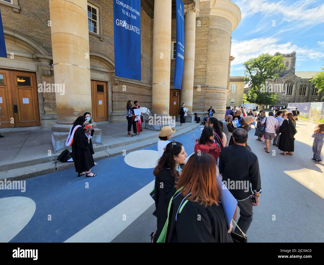 University of Toronto Convocation Hall Graduation, Toronto Stock Photo ...