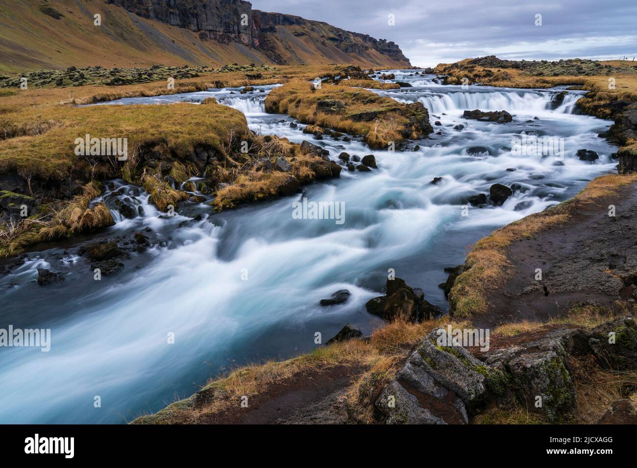 Fossalar River, Iceland, Polar Regions Stock Photo - Alamy