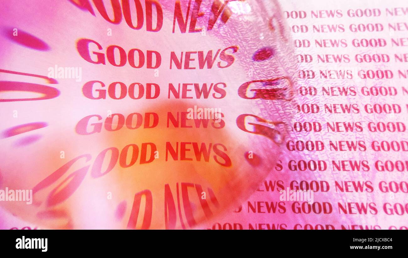 Positive words newspaper hi-res stock photography and images - Alamy