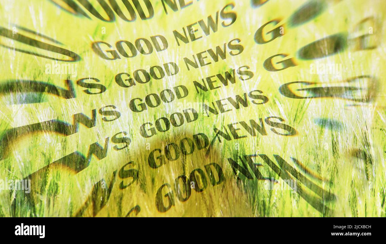 Positive words newspaper hi-res stock photography and images - Alamy