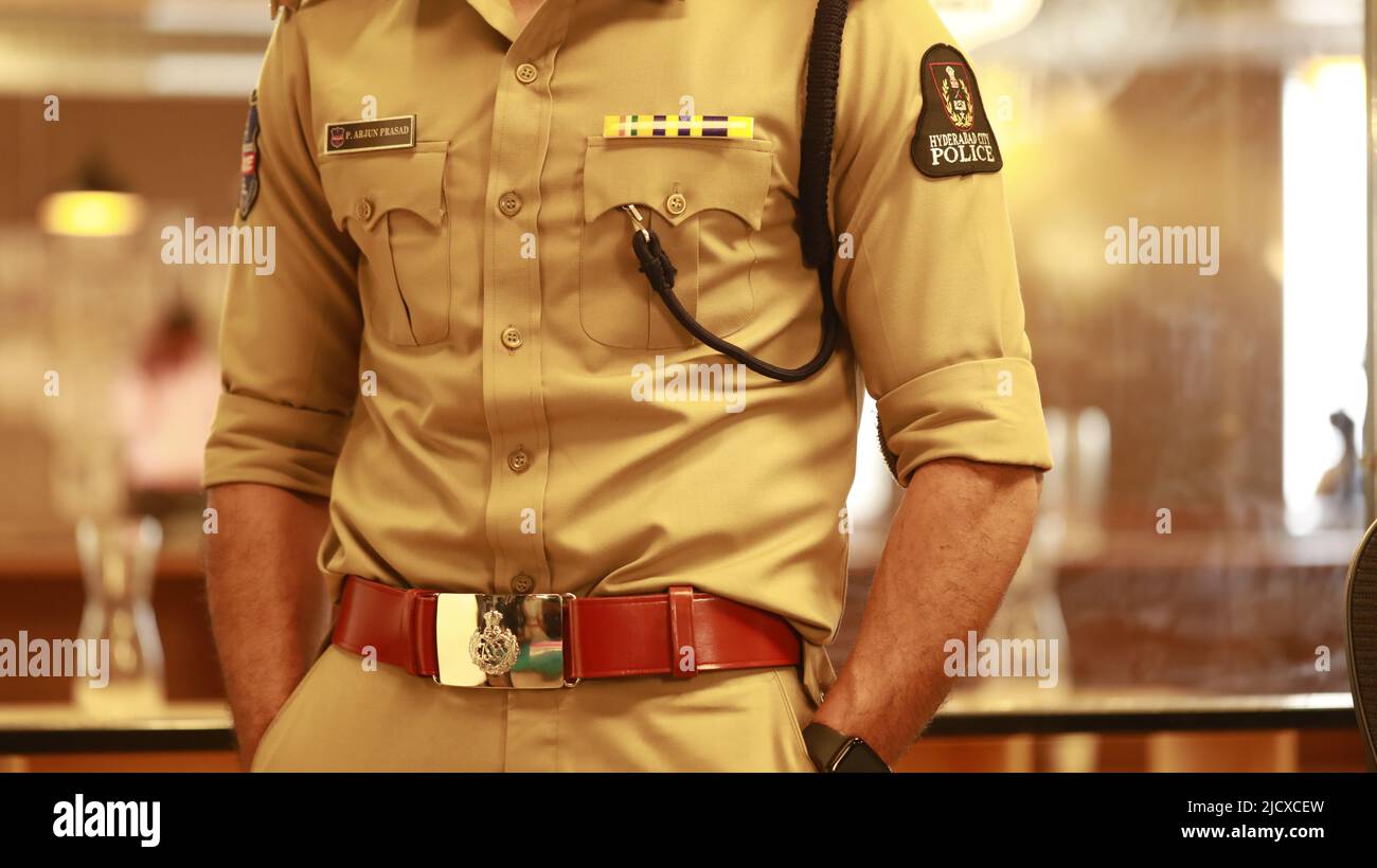 Police Officer on duty in station Stock Photo - Alamy