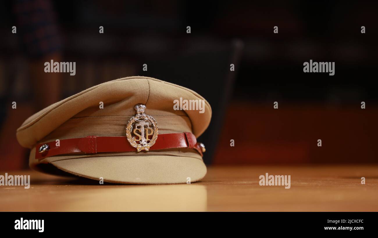 Indian Police Inspector Cap