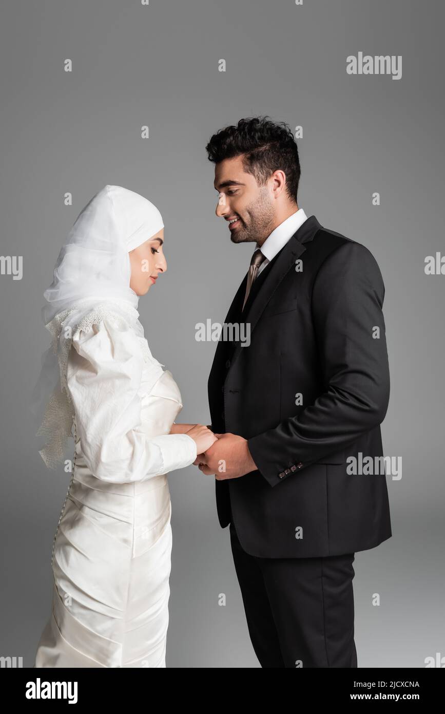 Muslim Bride And Groom Hands