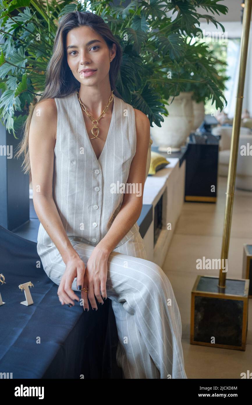 Madrid, Spain - 16 Jun 2022, Model, Rocio Crusset seen during the ...