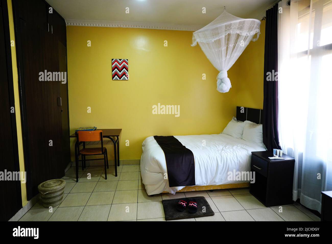 Bedroom accommodation at the Hope Hostel in Kigali, Rwanda, where ...