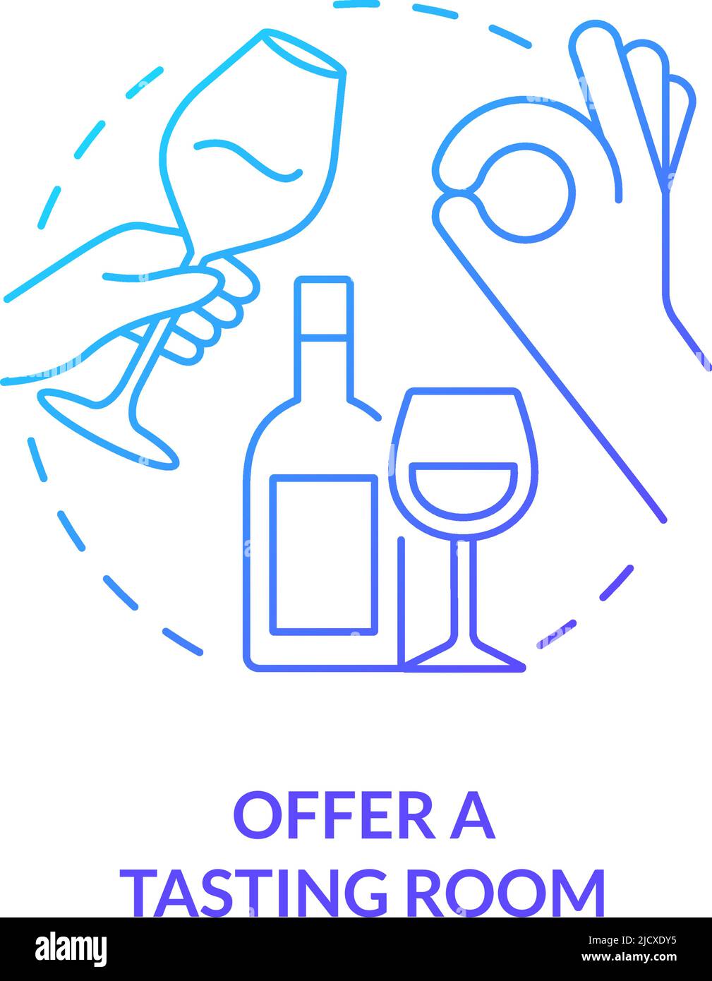 Wine tasting room Stock Vector Images - Alamy