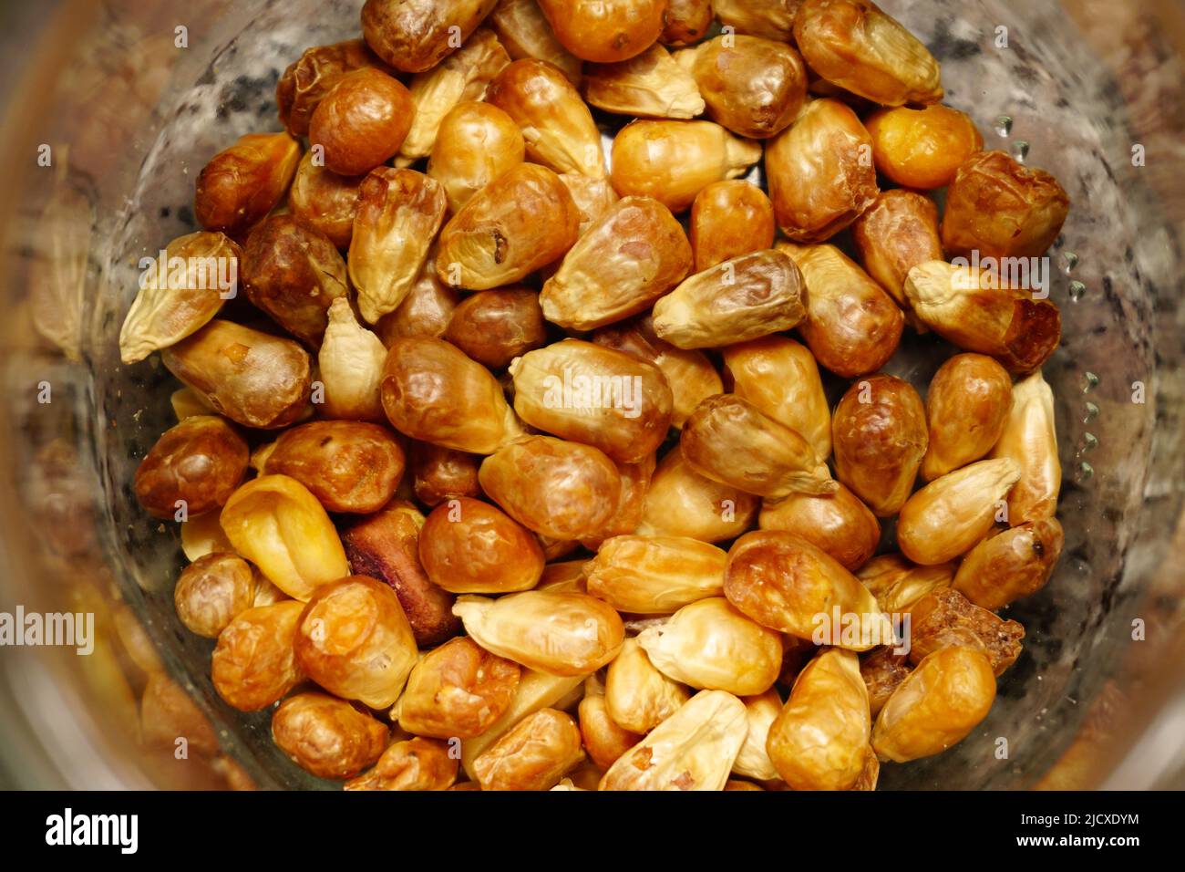 Roasted corn in the jar close up view Stock Photo - Alamy