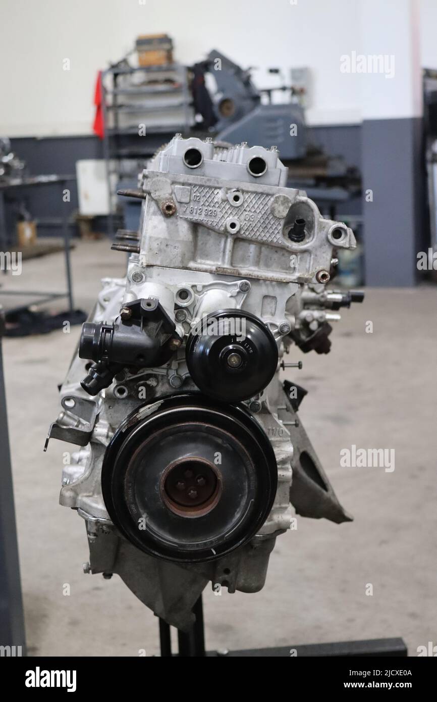Diesel engine vertical photo Stock Photo - Alamy
