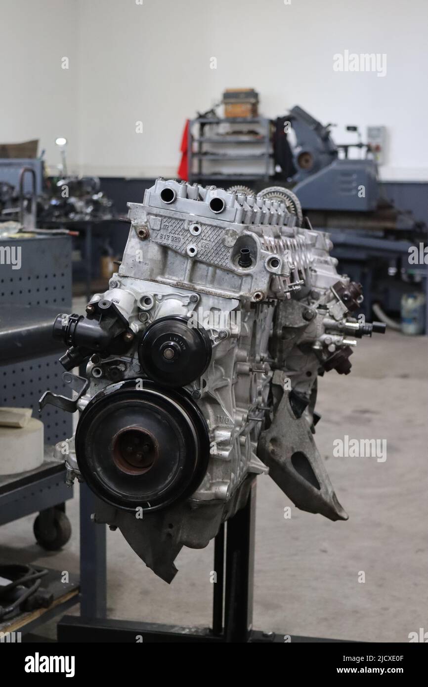 Diesel engine vertical photo Stock Photo - Alamy