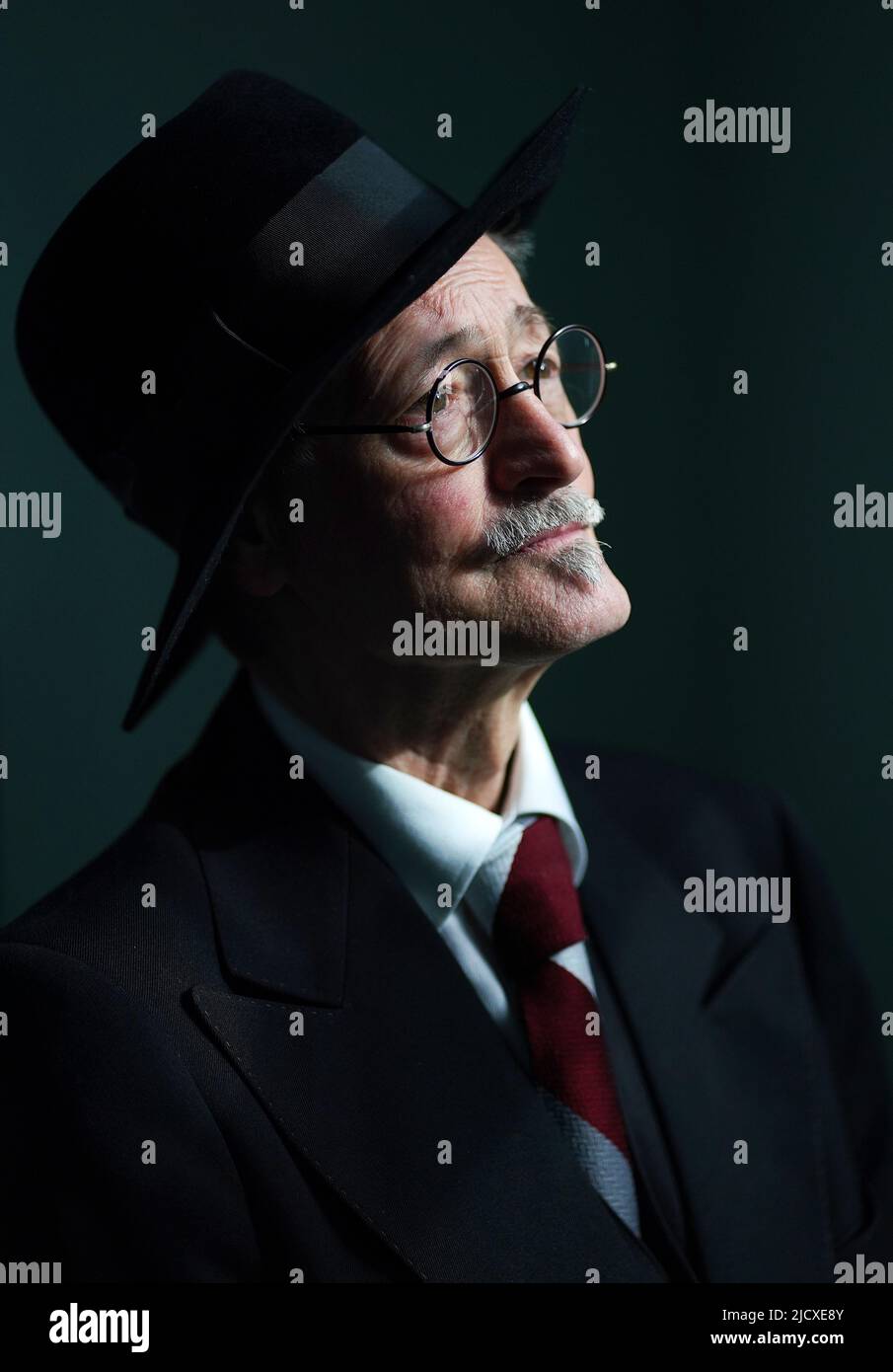 James Joyce lookalike John Shevlin at the James Joyce Centre on North ...