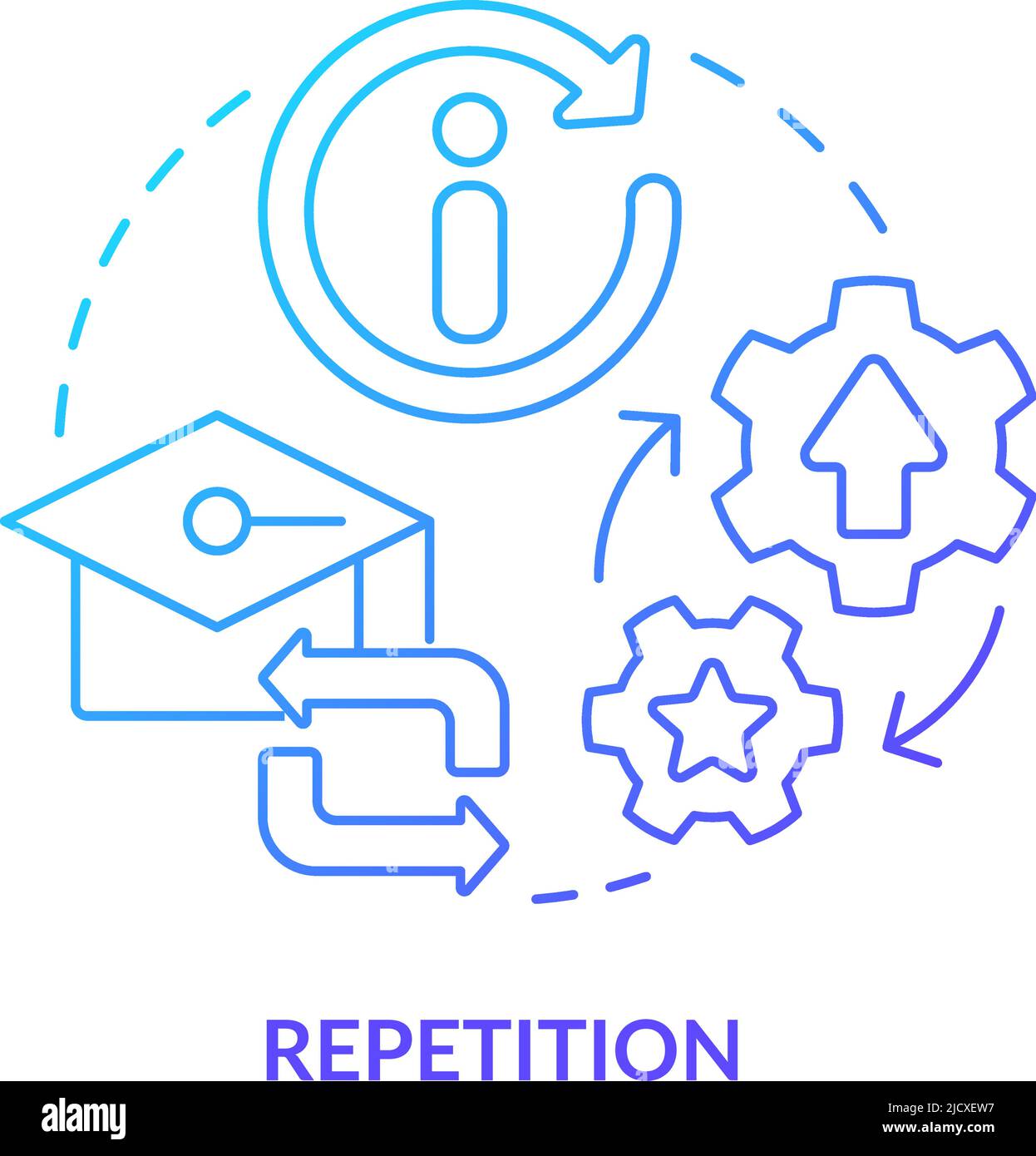 Repetition study Cut Out Stock Images & Pictures - Alamy