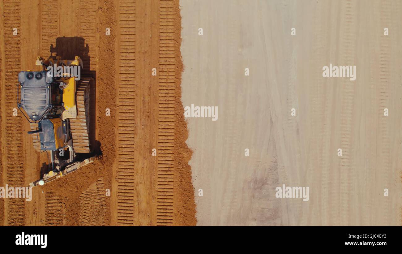 Bulldozer in making concrete hi-res stock photography and images - Alamy