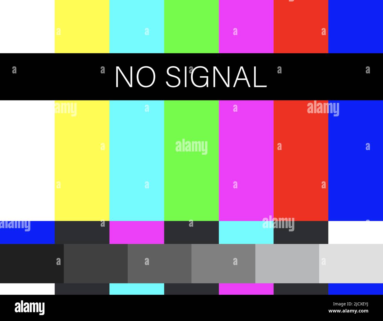 Distorted glitch tv. Descendant network. No signal. Vector abstract ...