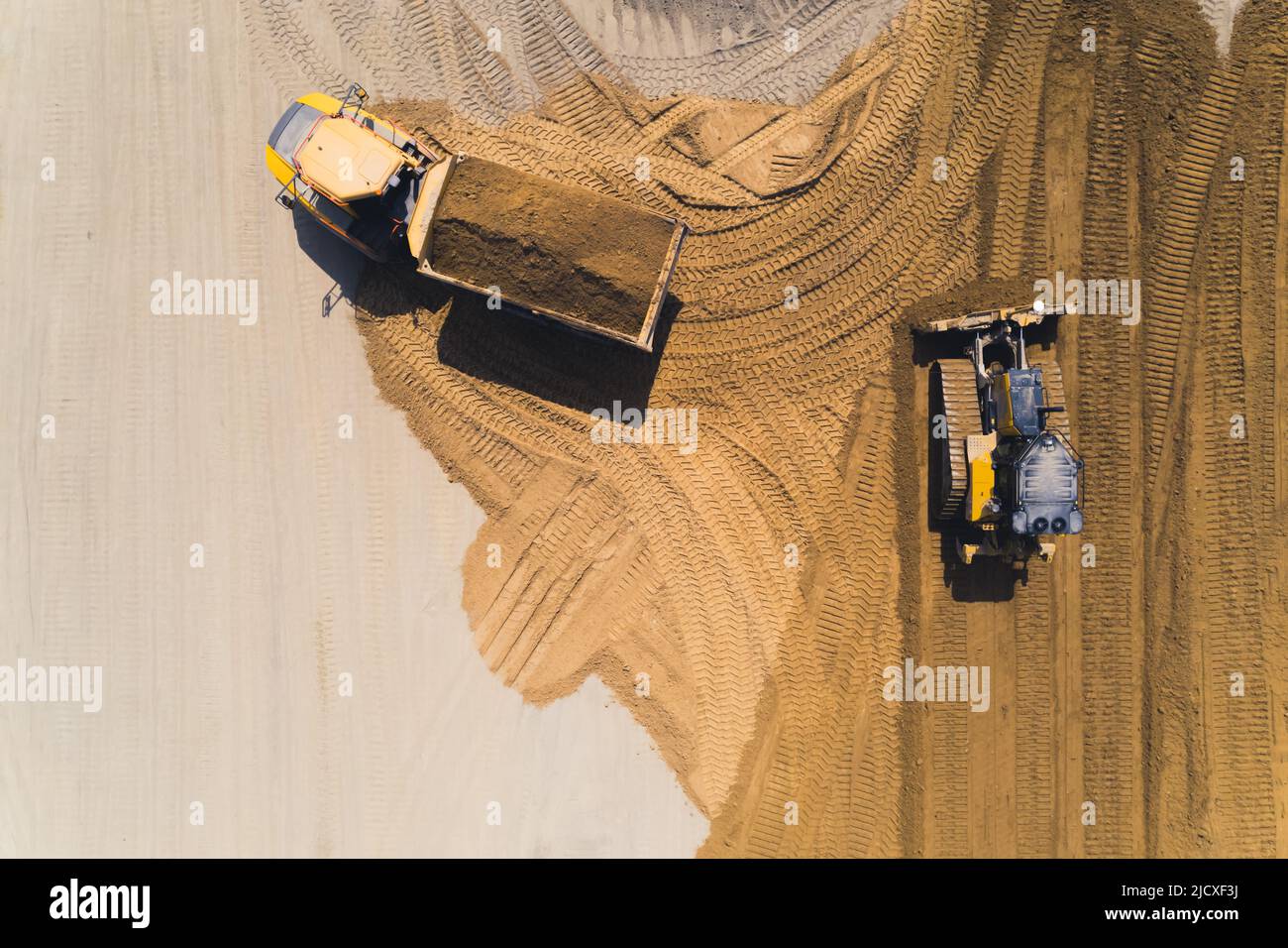 Tipper construction truck moving equipment hi-res stock photography and ...