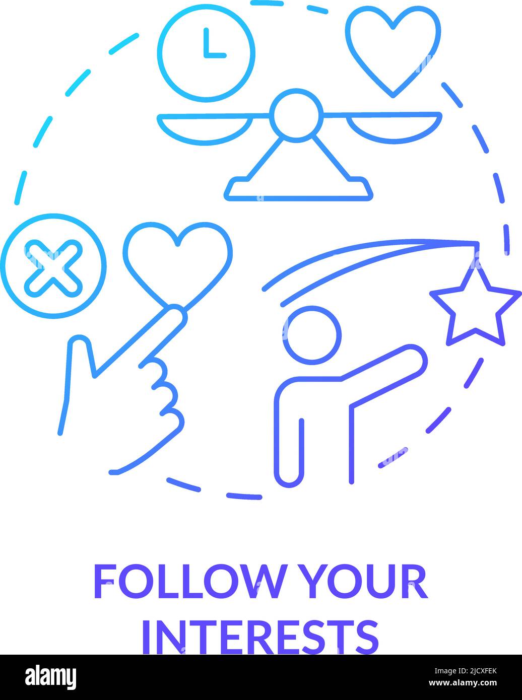 Follow your interests hi-res stock photography and images - Alamy