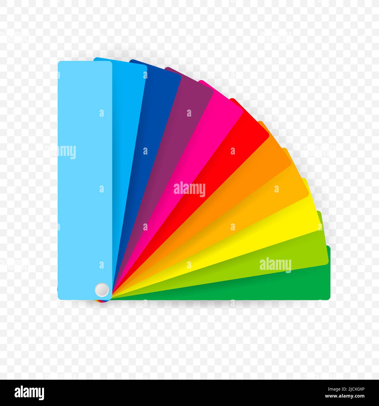 Color palette guide on transparent background Stock Vector Image & Art ...