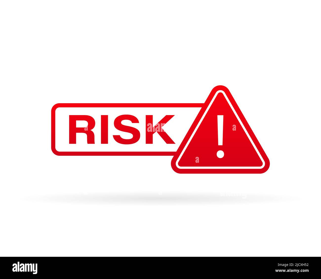 Medium Risk Speedometer. Risk control concept presentation Stock Vector ...