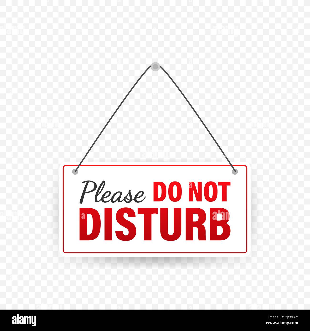 Do not disturb vintage rusty metal sign on a white background, vector ...