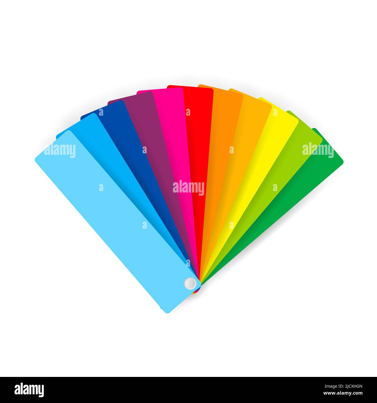 Color palette guide on transparent background Stock Vector Image & Art ...