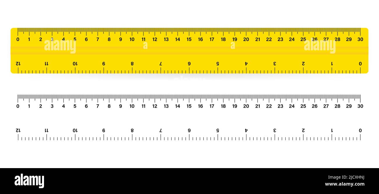 30 cm ruler Cut Out Stock Images & Pictures - Alamy