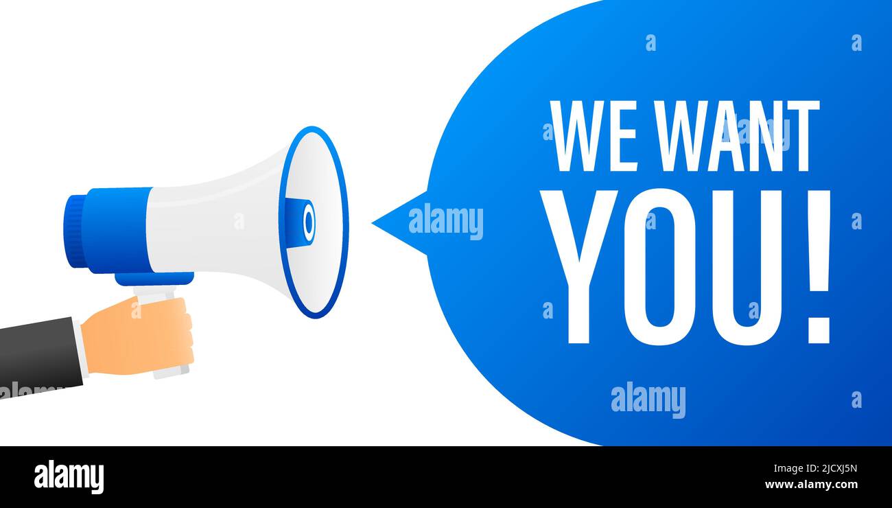 Holding job wanted Stock Vector Images - Alamy