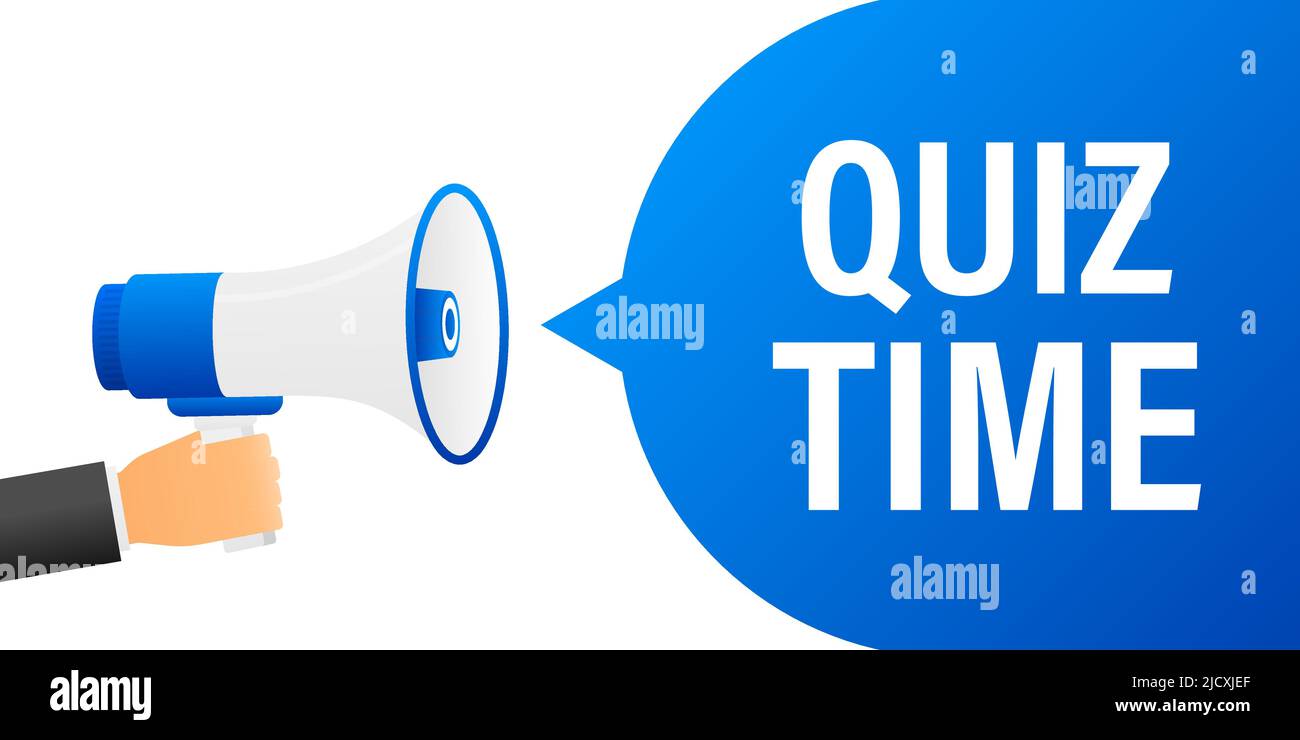 Quiz time text Stock Vector Images - Alamy
