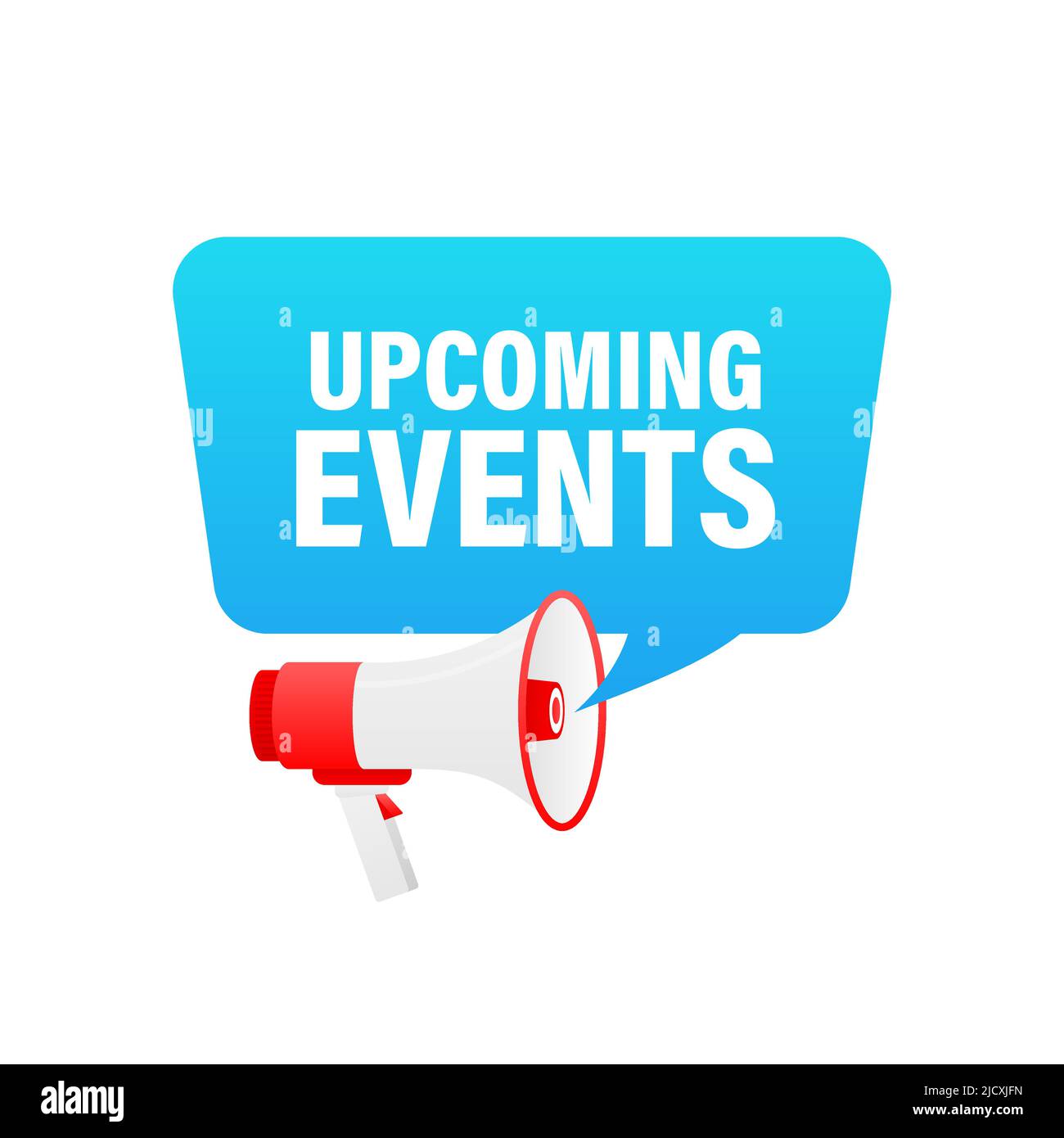 Important badge megaphone icon Cut Out Stock Images & Pictures - Alamy